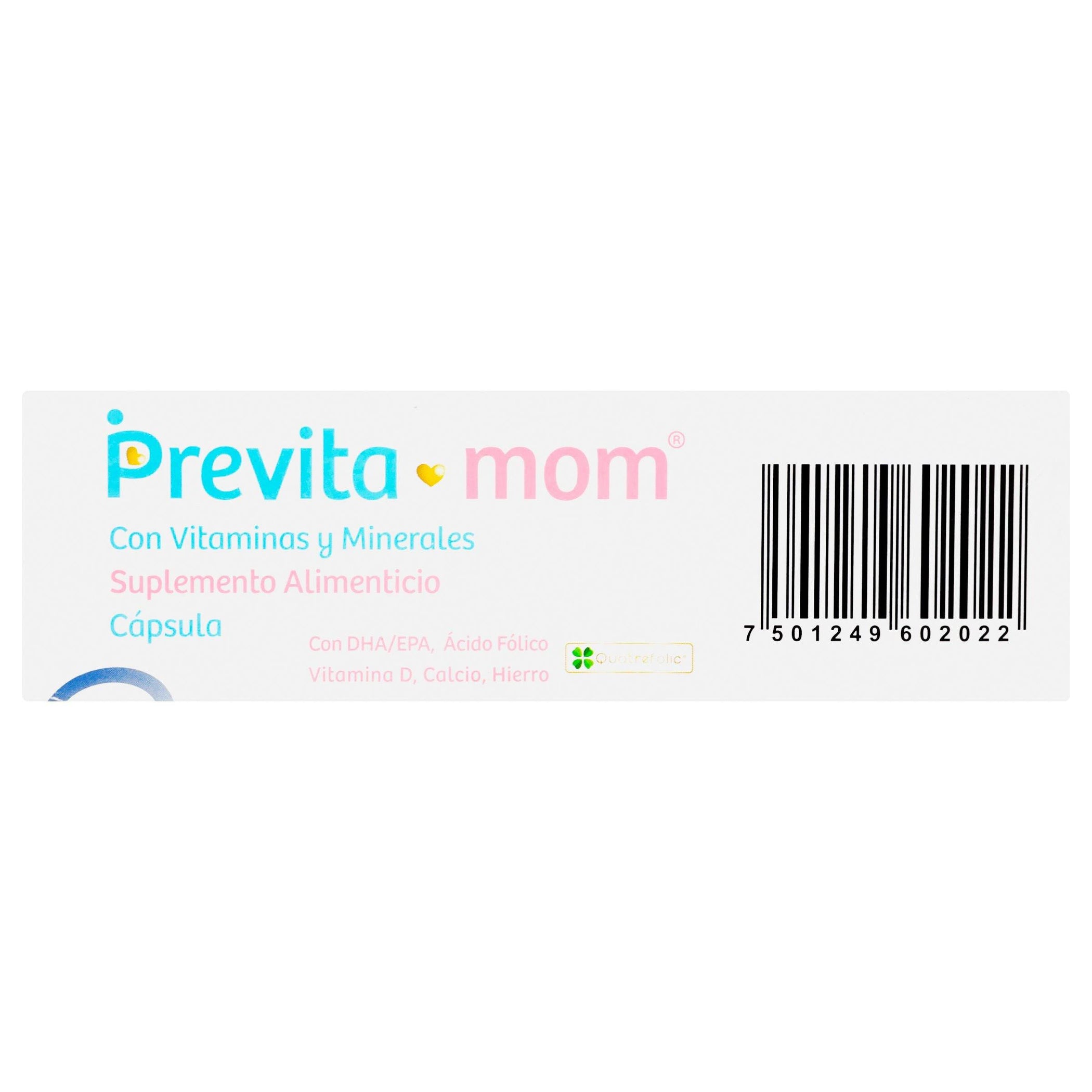 Previta Mom 1155Mg Con 30 Capsulas (Suplemento Alimenticio) — WeCare Pharma