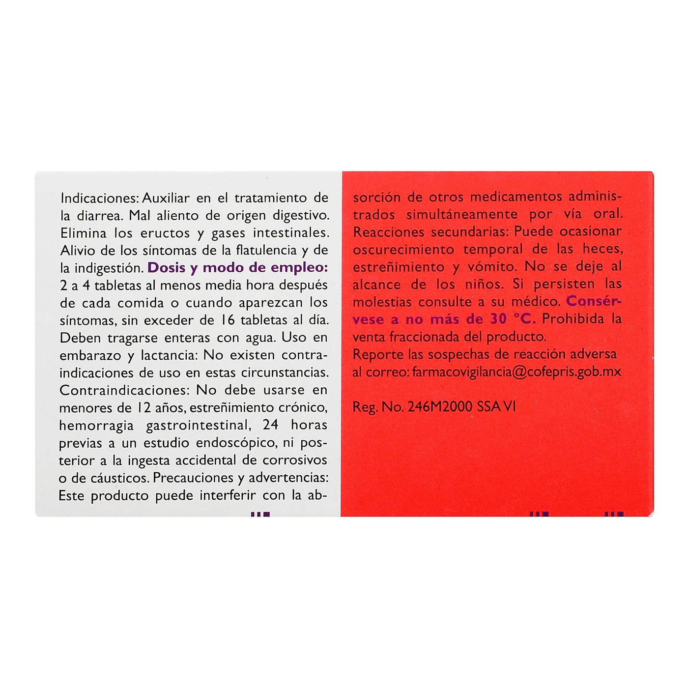 Carbotural 250Mg Con 60 Tabletas (Carbon Activado) — WeCare Pharma