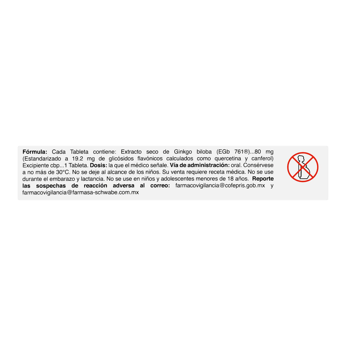 Tebonin Forte 80Mg Con 24 Tabletas (Ginkgo Biloba) — WeCare Pharma