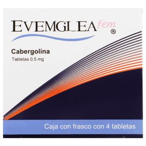 Evemglea Fem (Cabergolina) Tabletas 0.5 Mg Con 4 — WeCare Pharma