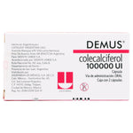 Demus (Colecalciferol) Capsulas 100000Ui Con 2 — WeCare Pharma