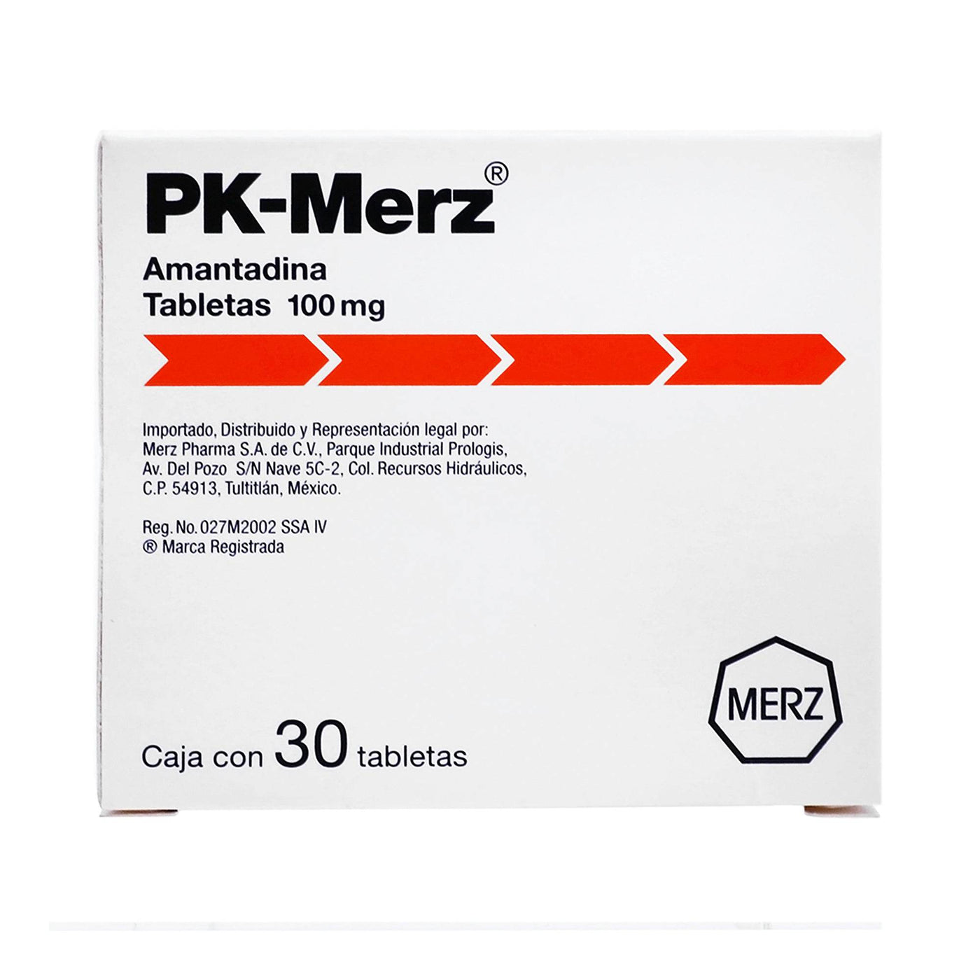 Pk-Merz 100Mg Con 30 Tabletas (Amantadina) — WeCare Pharma