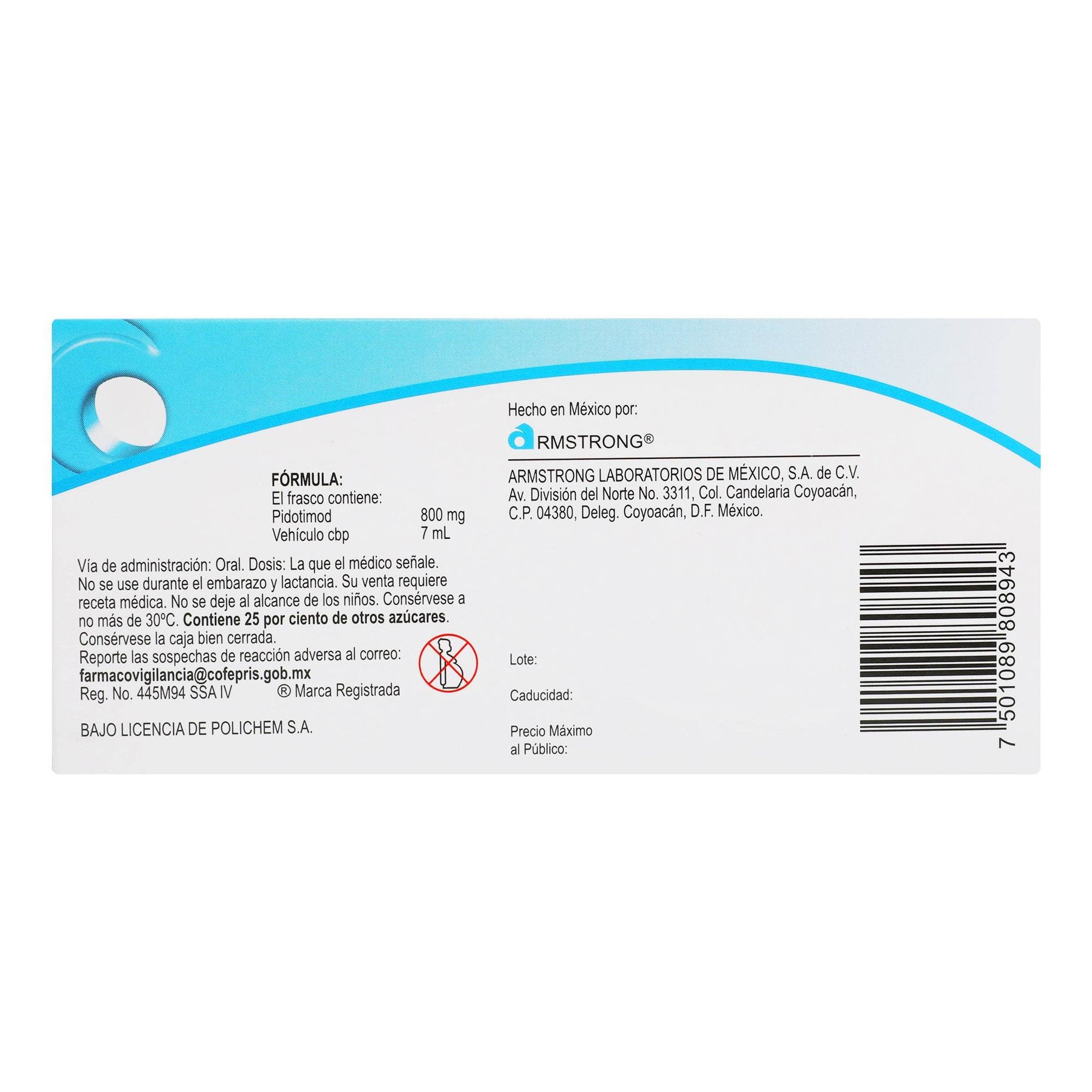Adimod Frasco 800Mg/7Ml Con 10 (Pidotimod) — WeCare Pharma