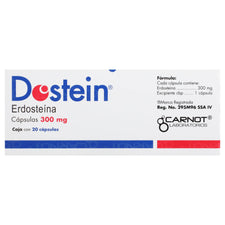 Dostein 300Mg Con 20 Capsulas (Erdosteina) — WeCare Pharma