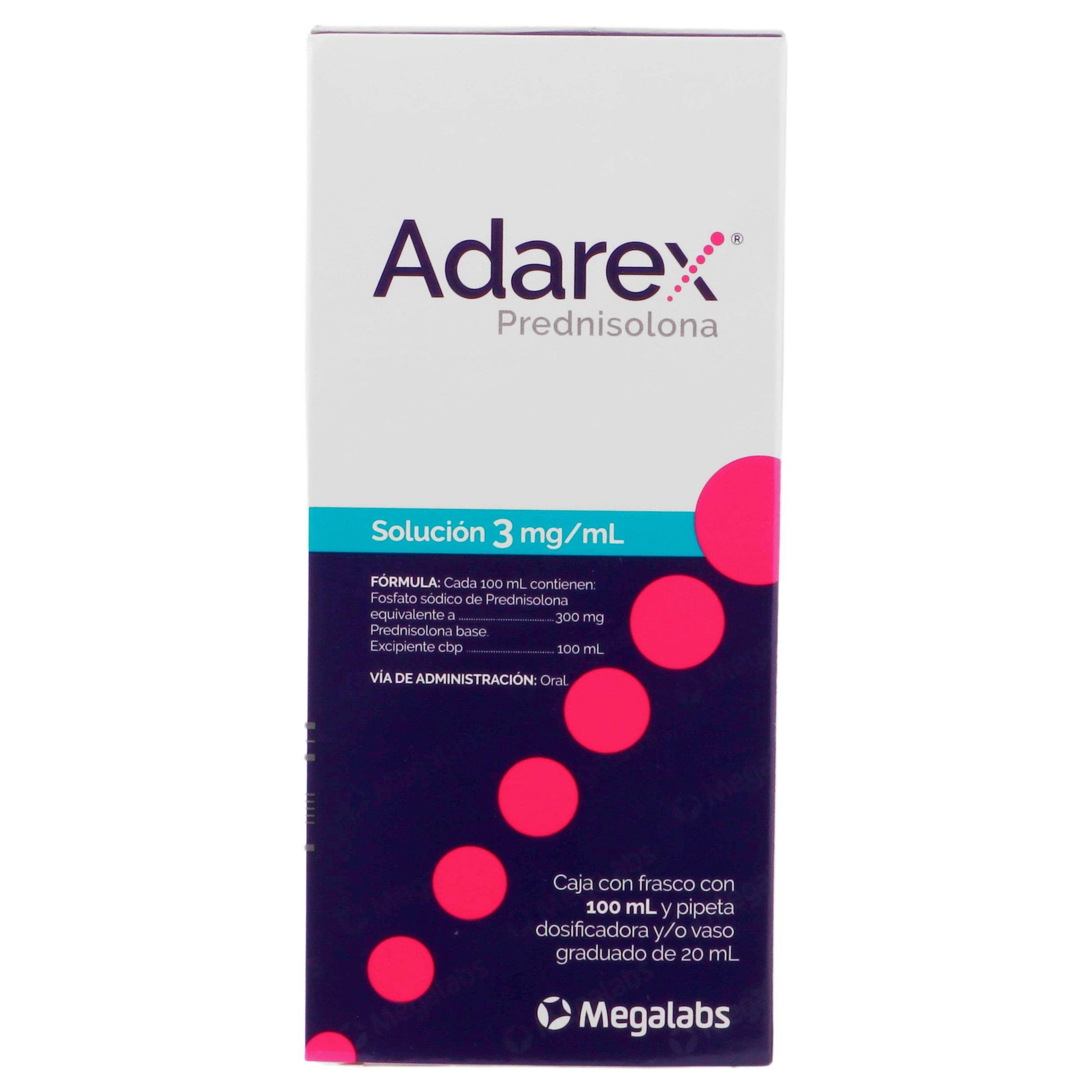 Adarex (Prednisolona) Solución 3Mg/Ml 100Ml — WeCare Pharma
