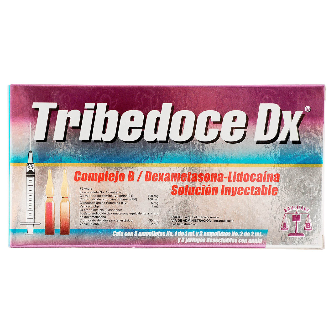 Tribedoce Dx 2Ml Con 3 Ampulas (Complejo B/Dexametasona/Lidocaina) — WeCare Pharma
