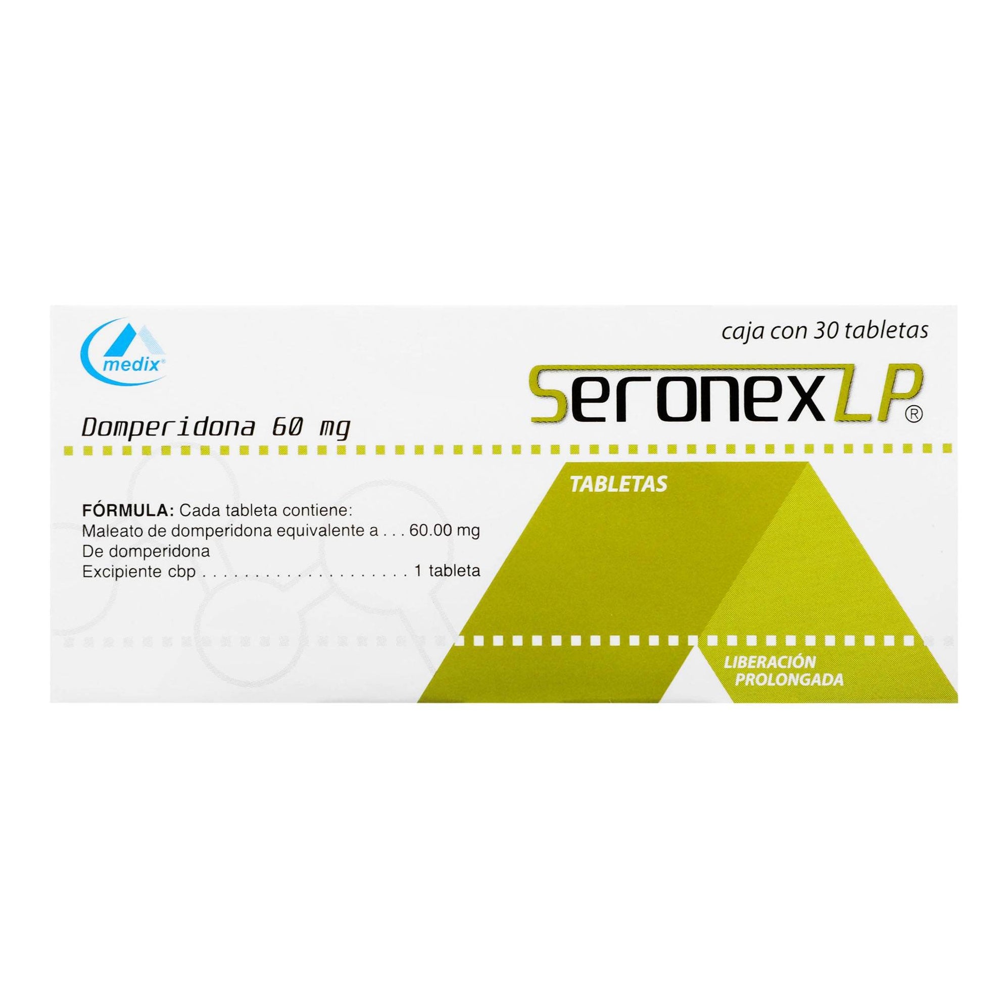 Seronex Lp 60Mg Con 30 Tabletas (Domperidona) — WeCare Pharma
