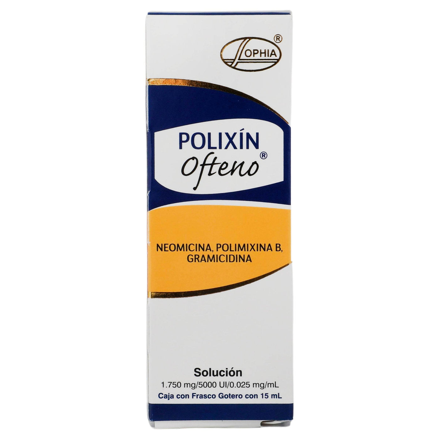 Polixin Ofteno Gotas 1.750Mg/5000Unid/0.025Mg 15Ml (Neomicina/Polimixi ...