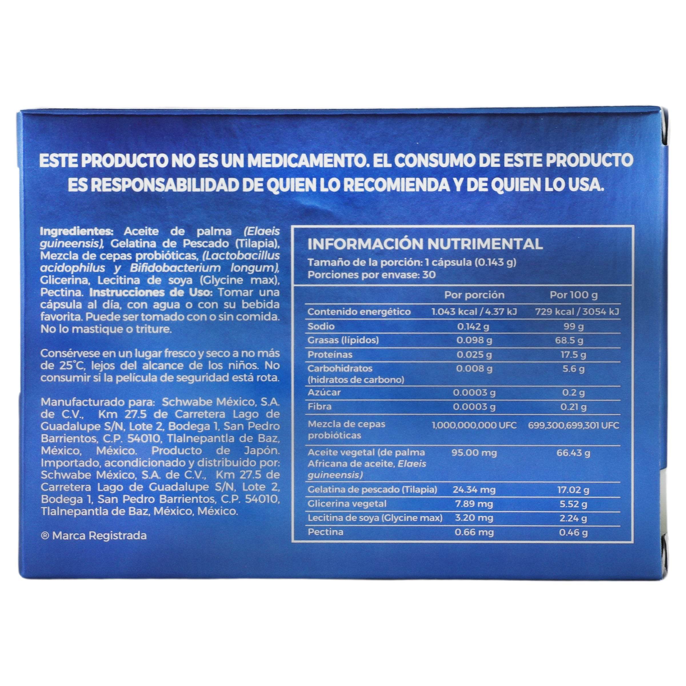 Pearls 0.143G Con 30 Capsulas (Probioticos) — WeCare Pharma
