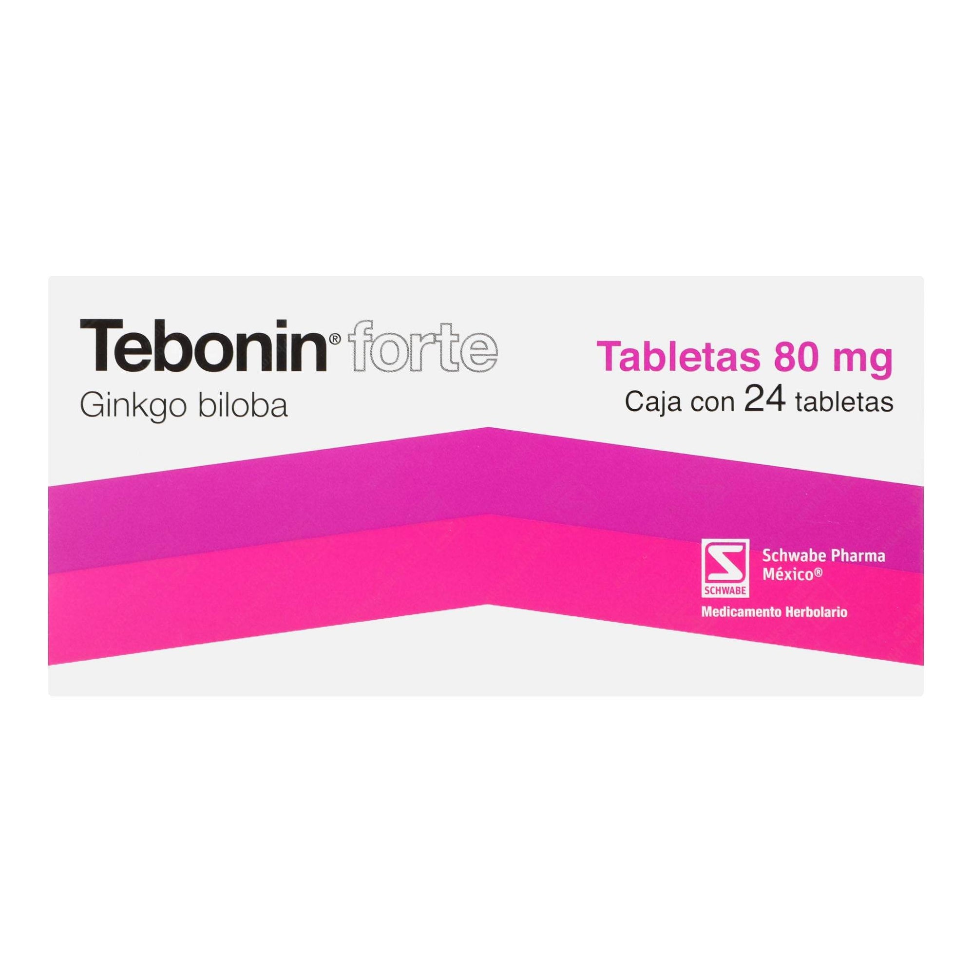 Tebonin Forte 80Mg Con 24 Tabletas (Ginkgo Biloba) — WeCare Pharma