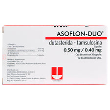 Asoflon-Duo 0.50Mg/0.40Mg Con 30 Capsulas (Dutasterida/Tamsulosina ...