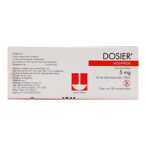 Dosier 5Mg Con 30 Tabletas (Mosaprida) — WeCare Pharma