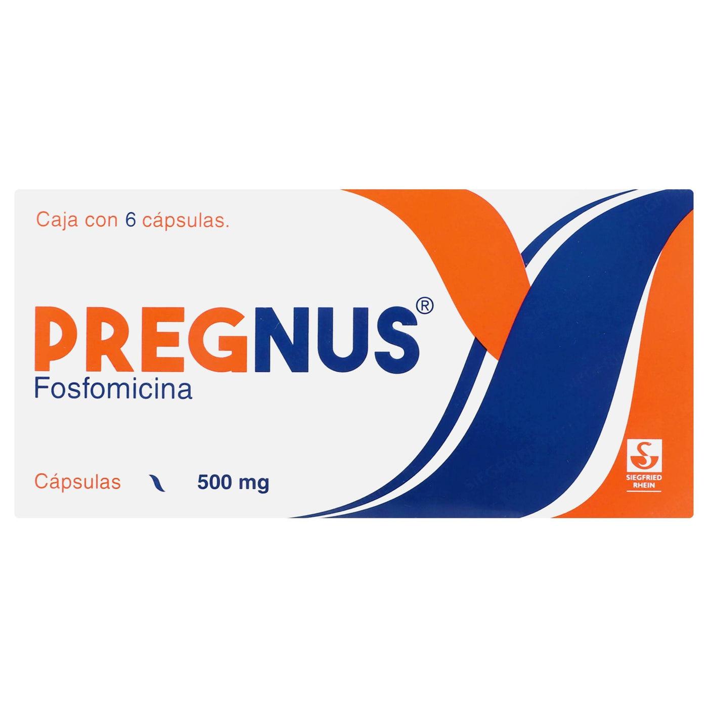 Pregnus 500Mg Con 6 Capsulas (Fosfomicina) — WeCare Pharma