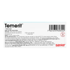 Temerit 5Mg Con 28 Tabletas (Nebivolol) — WeCare Pharma