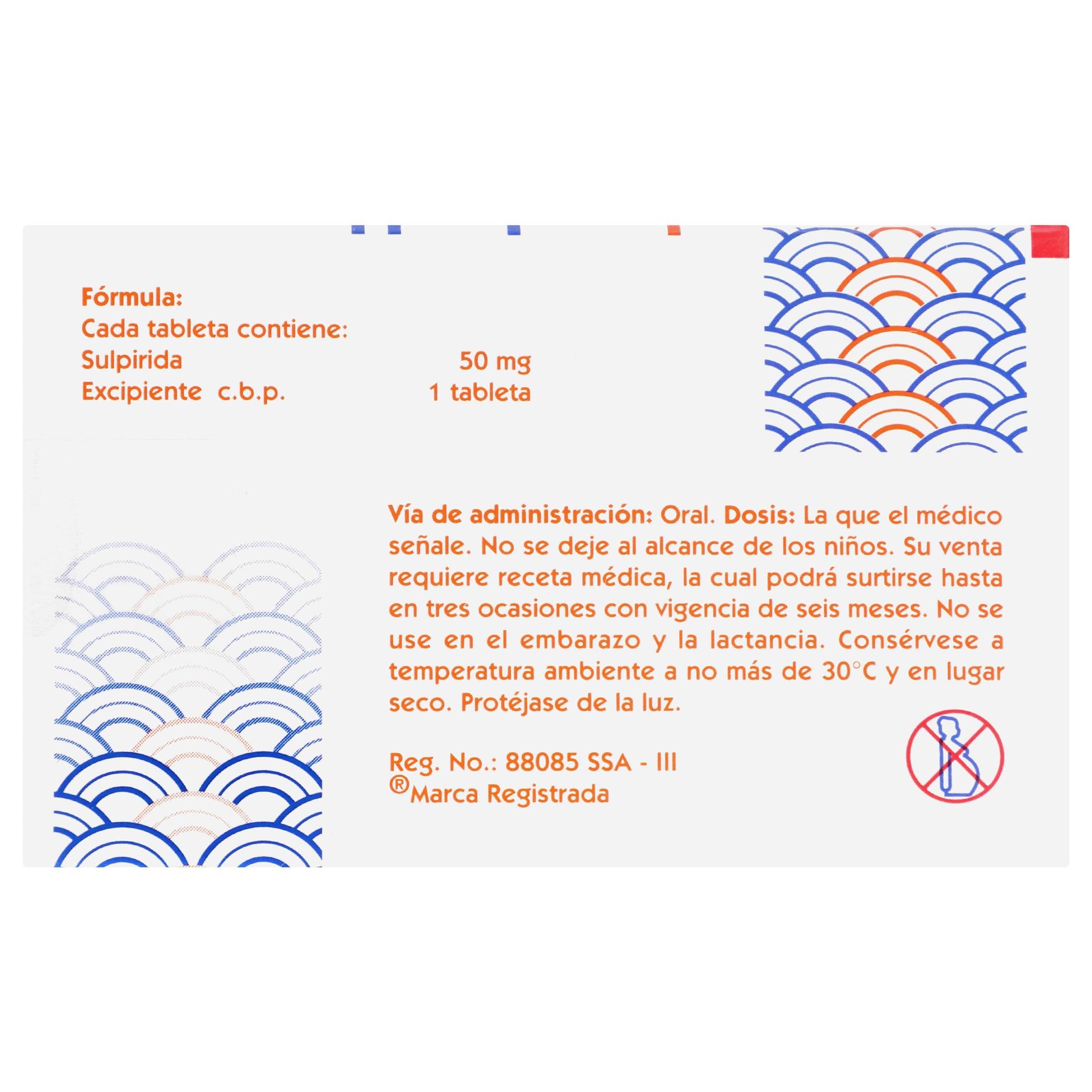 Pontiride (Sulpirida) Tabletas 50Mg Con 50 — WeCare Pharma