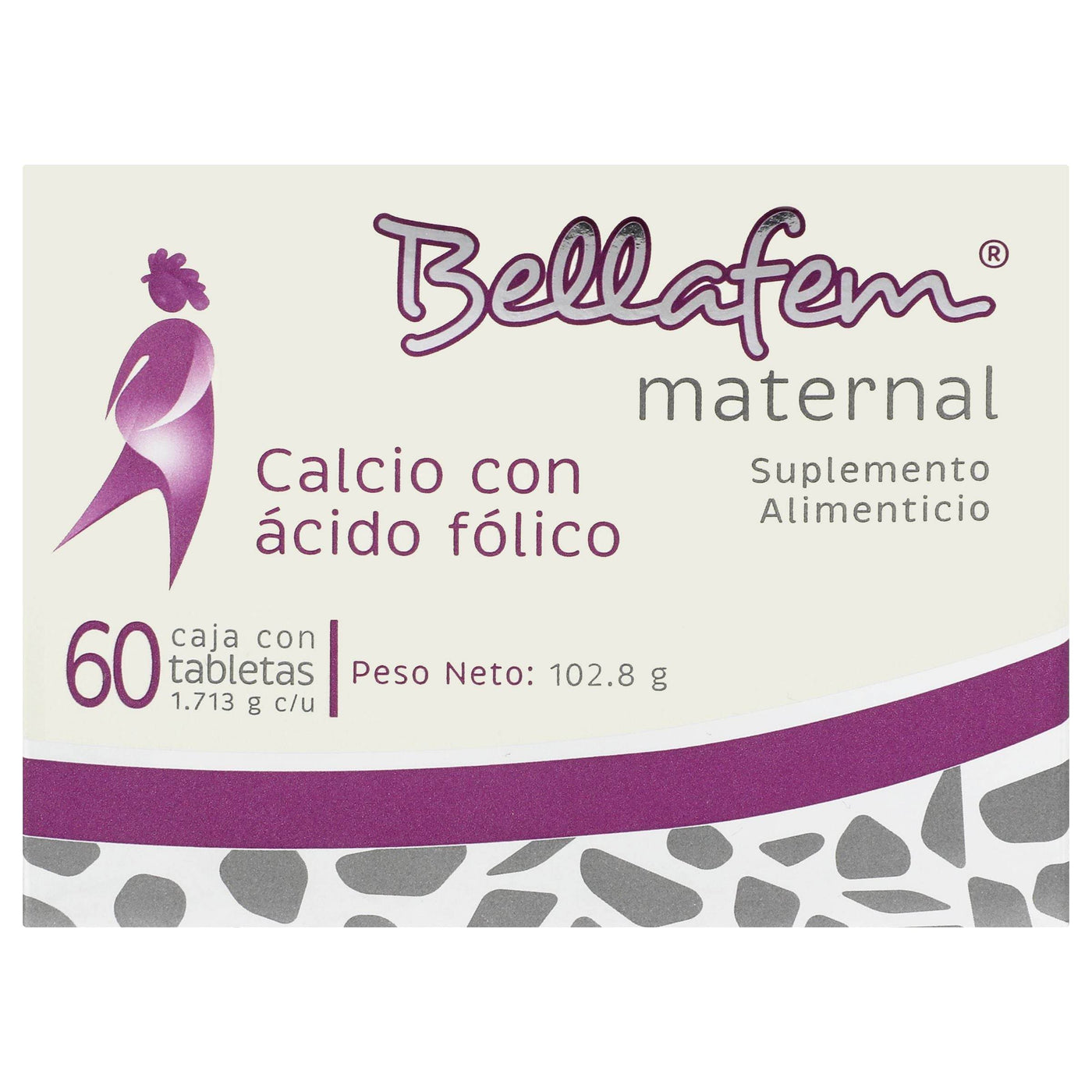 Bellafem Maternal 102.8G Con 60 Tabletas (Suplemento Alimenticio ...