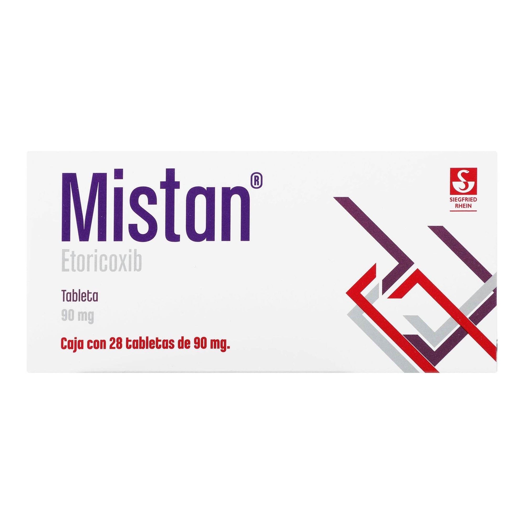 Mistan 90Mg Con 28 Tabletas (Etoricoxib) — WeCare Pharma