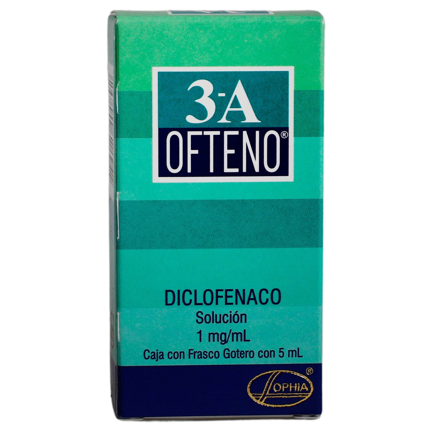 3A Ofteno Gotas 1Mg 5Ml (Diclofenaco) — WeCare Pharma