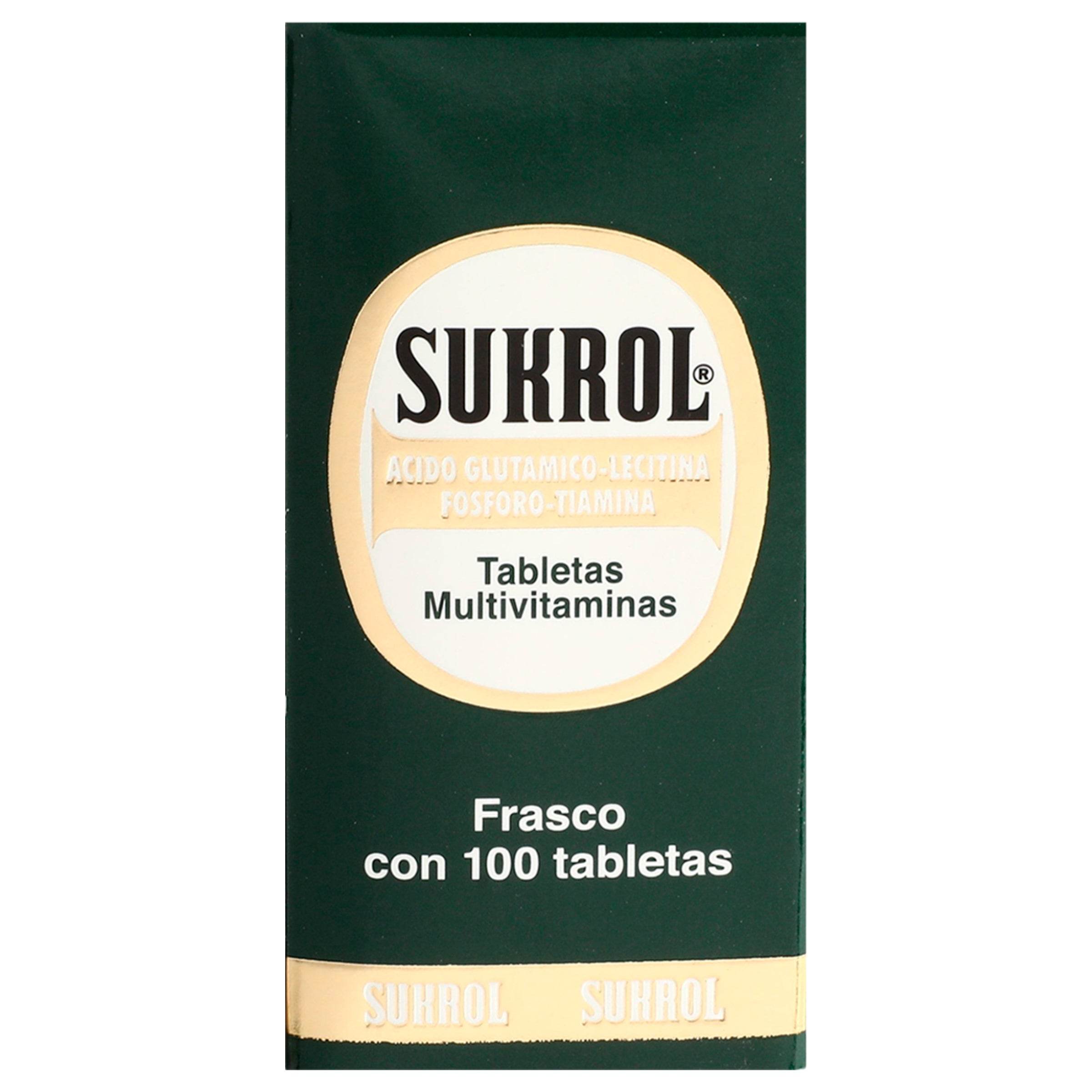 Sukrol Con 100 Tabletas (Multivitaminas) — WeCare Pharma