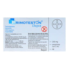 Primoteston Depot 250Mg/1Ml Con 1 Ampulas (Testosterona) — WeCare Pharma
