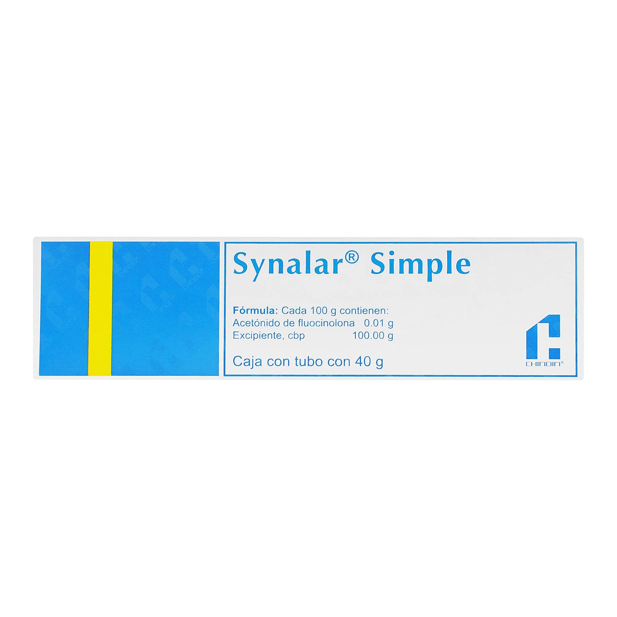 Synalar Simple Crema 0.01% 40G (Fluocinolona) — WeCare Pharma
