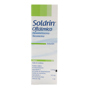 Soldrin Oftalmico Solución Gotas 1Mg/3.5Mg/1Ml 10Ml (Dexametasona/Neom ...