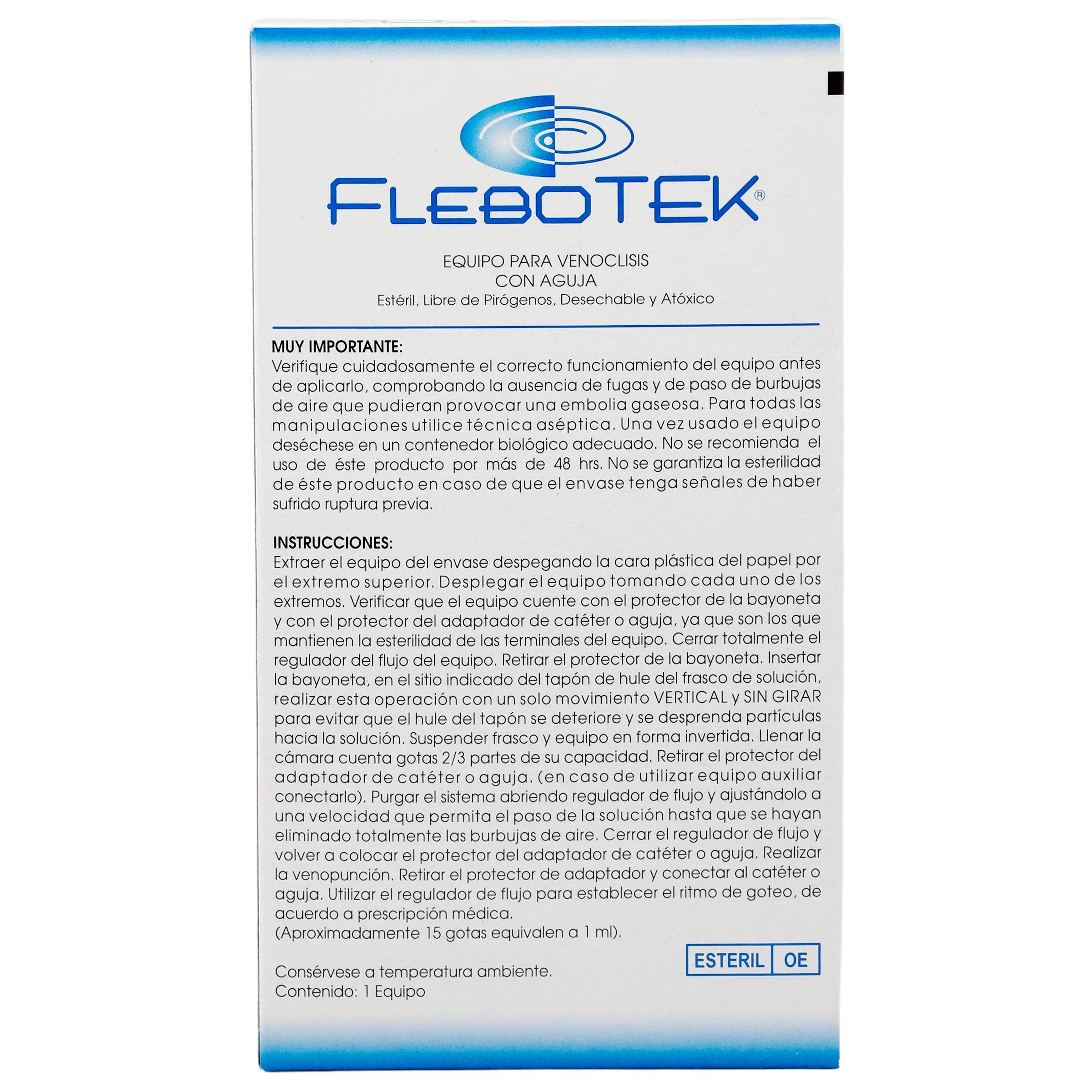 Equipo Para Venoclisis Con Aguja Flebotek — WeCare Pharma