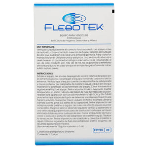 Equipo Para Venoclisis Con Aguja Flebotek — WeCare Pharma