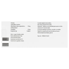 Montaclar 10Mg/10Mg Con 30 Tabletas (Montelukast/Loratadina) — WeCare ...