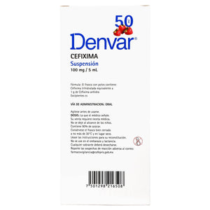 Denvar Suspensión 100Mg/5Ml 50Ml (Cefixima) — WeCare Pharma