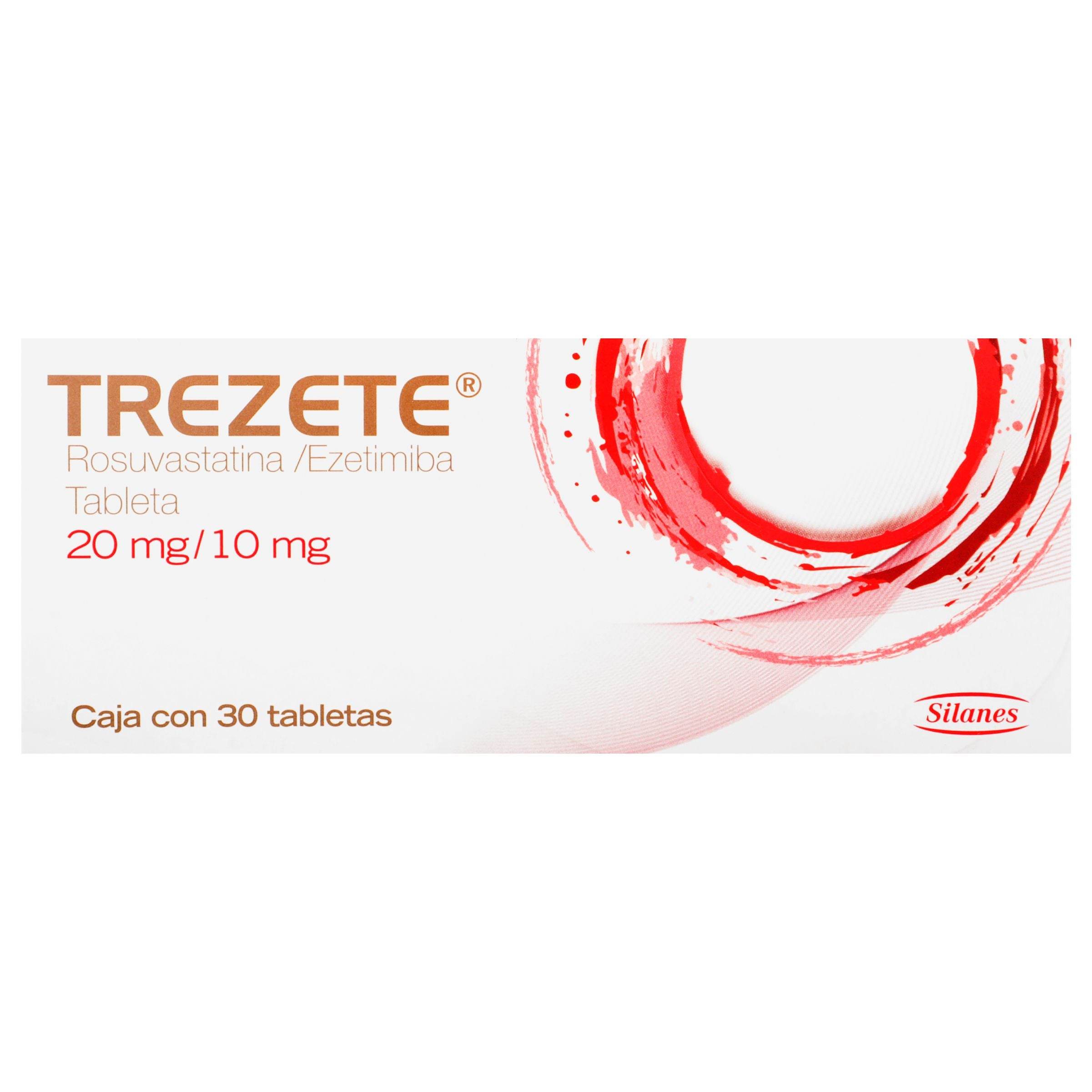 Trezete 20Mg/10Mg Con 30 Tabletas (Rosuvastatina/Ezetimiba) — WeCare Pharma