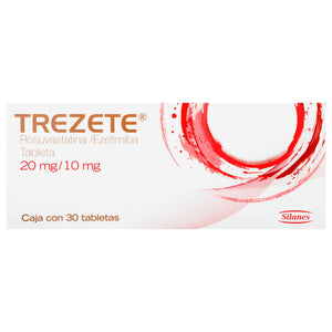Trezete 20Mg/10Mg Con 30 Tabletas (Rosuvastatina/Ezetimiba) — WeCare Pharma