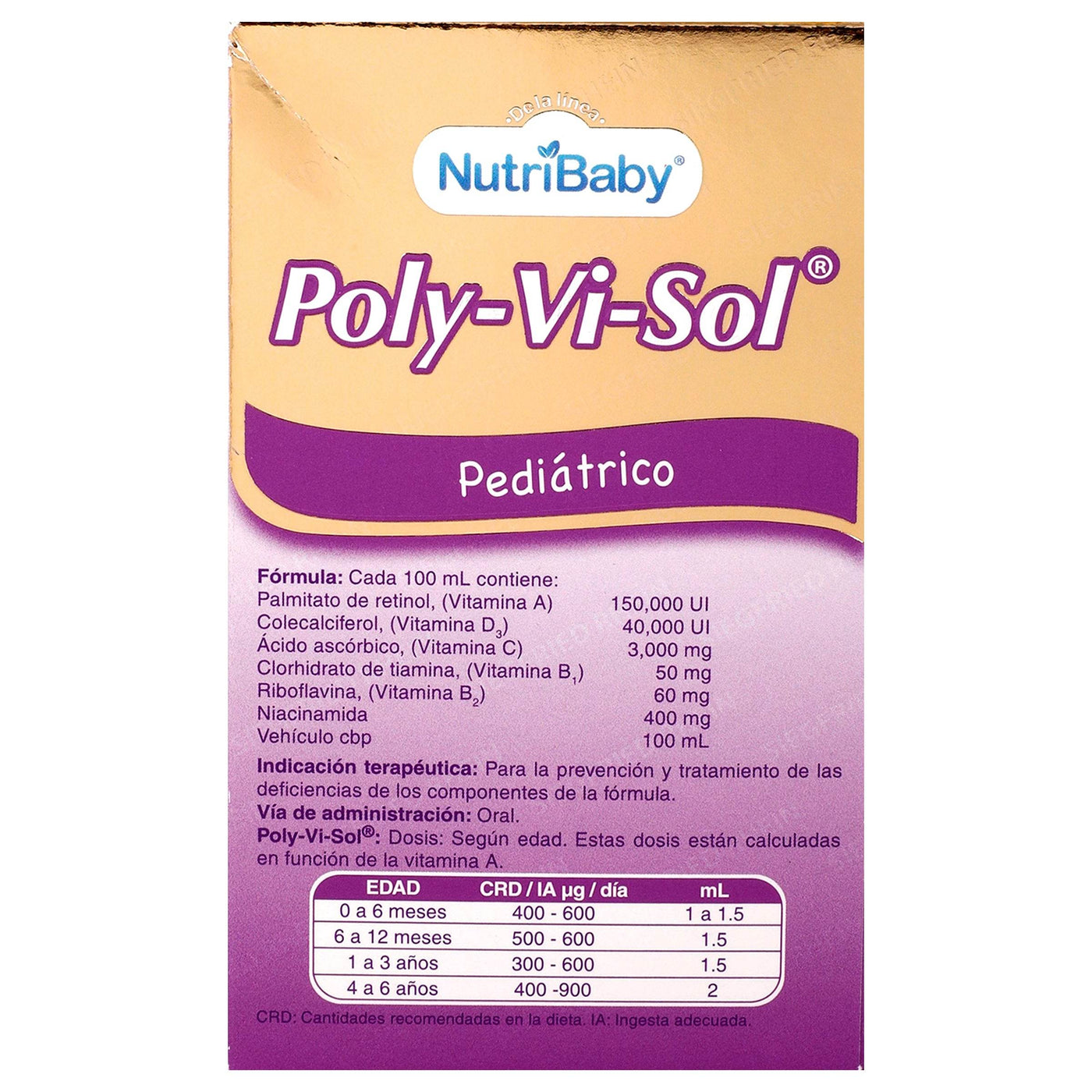 Poly-Vi-Sol Solución 50Ml (Multivitaminico) — WeCare Pharma
