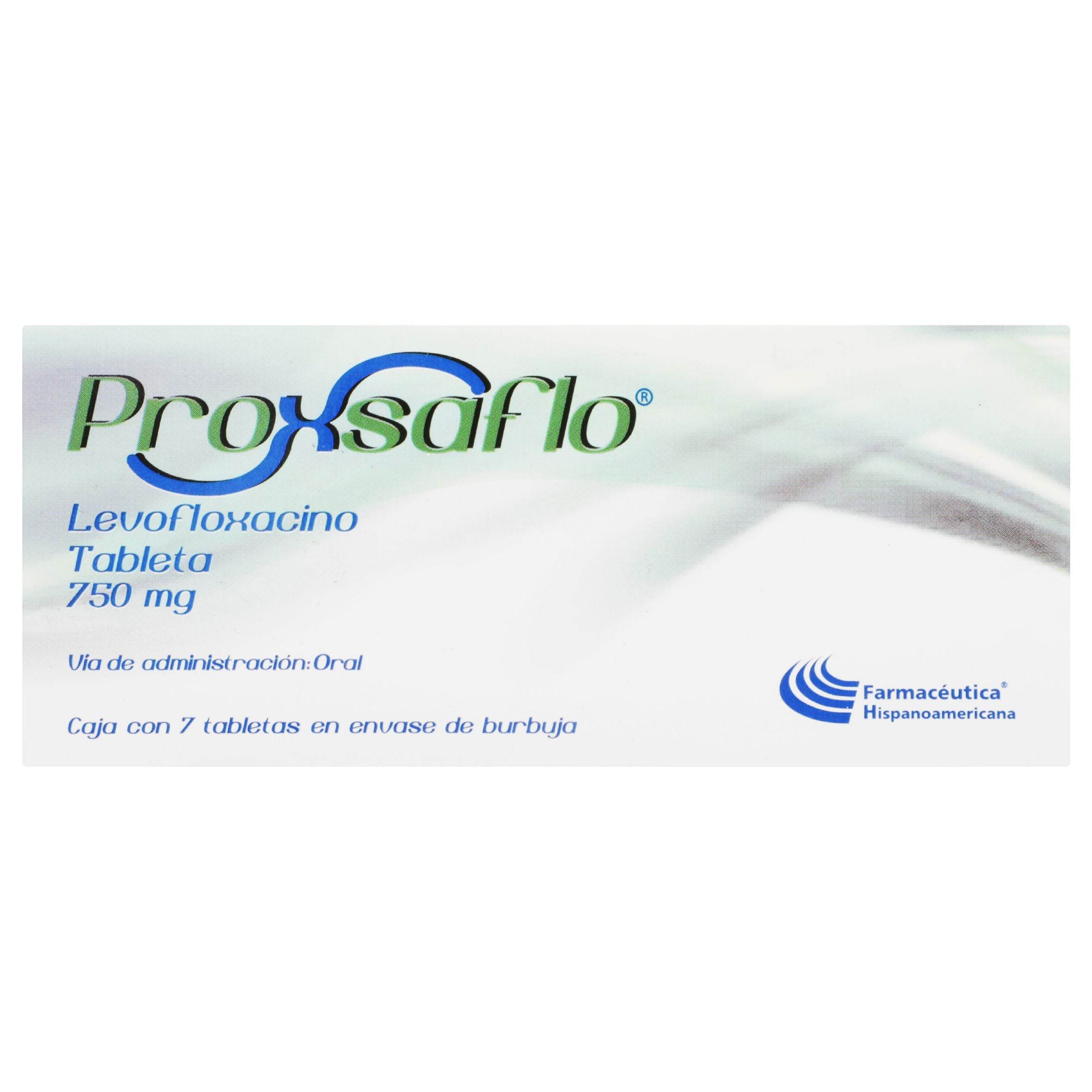 Proxsaflo 750Mg Con 7 Tabletas (Levofloxacino) — WeCare Pharma