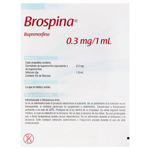 Brospina (Buprenorfina) Ampolletasolletasolletasolletas 0.3Mg/1Ml ...
