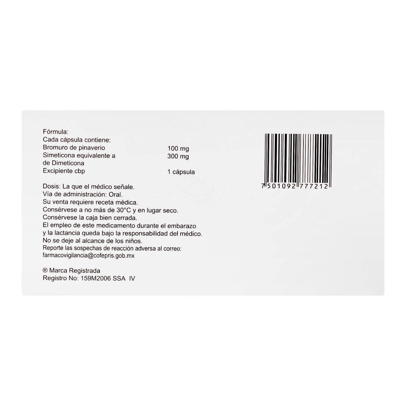 Alevian Duo 100Mg/300Mg Con 32 Capsulas (Pinaverio/Dimeticona) — WeCare ...