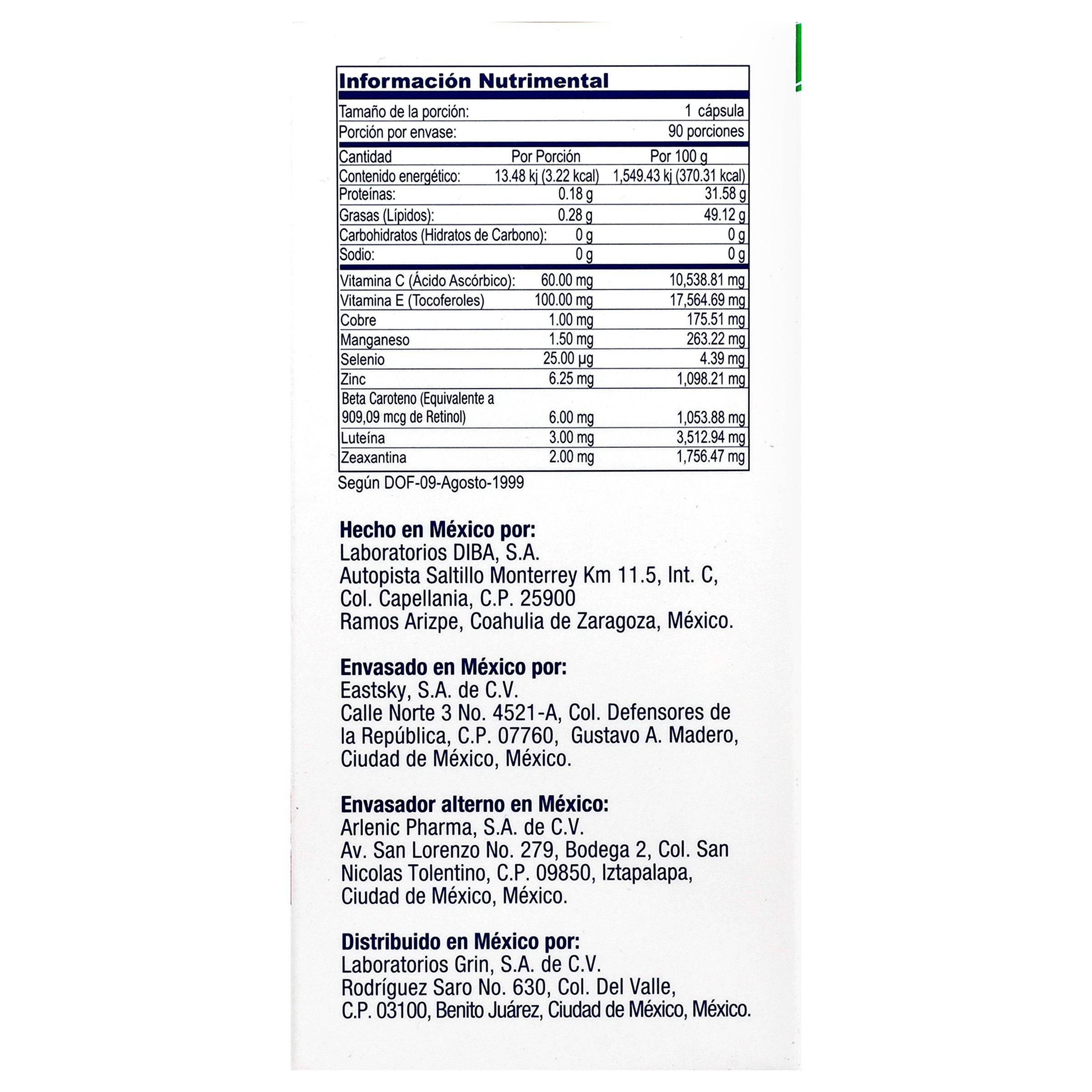 Snelvit 0.87G Con 90 Capsulas (Luteina/Zeaxantina) — WeCare Pharma