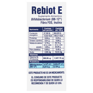 Rebiot E (Suplemento Alimenticio) Frasco Con 10 Ml Con 7 — WeCare Pharma