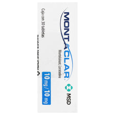Montaclar 10Mg/10Mg Con 30 Tabletas (Montelukast/Loratadina) — WeCare ...