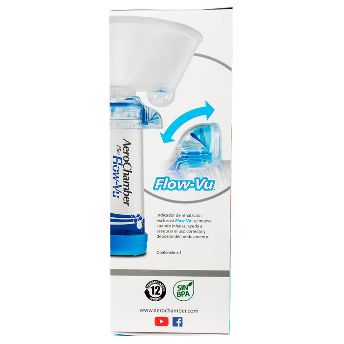 Aerochamber Plus Flow-Vu Adulto Grande — WeCare Pharma