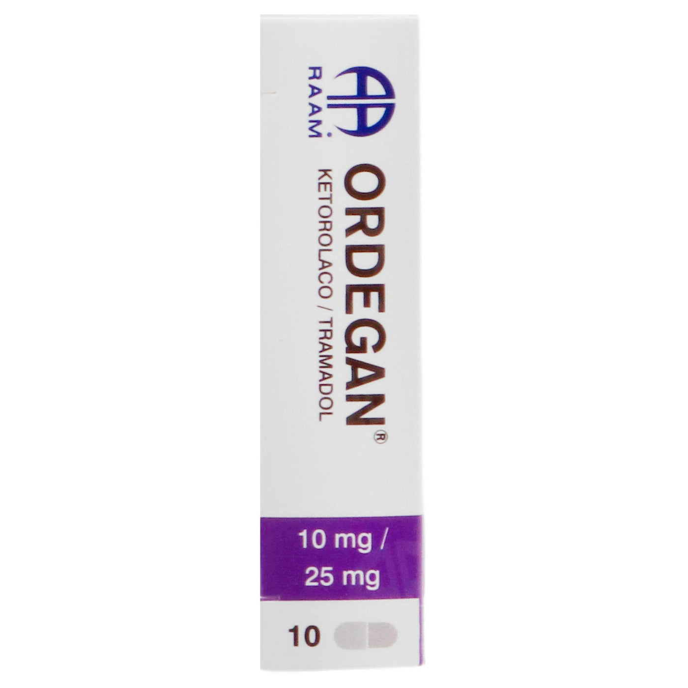 Ordegan 10Mg/25Mg Con 10 Capsulas (Ketorolaco/Tramadol) — WeCare Pharma