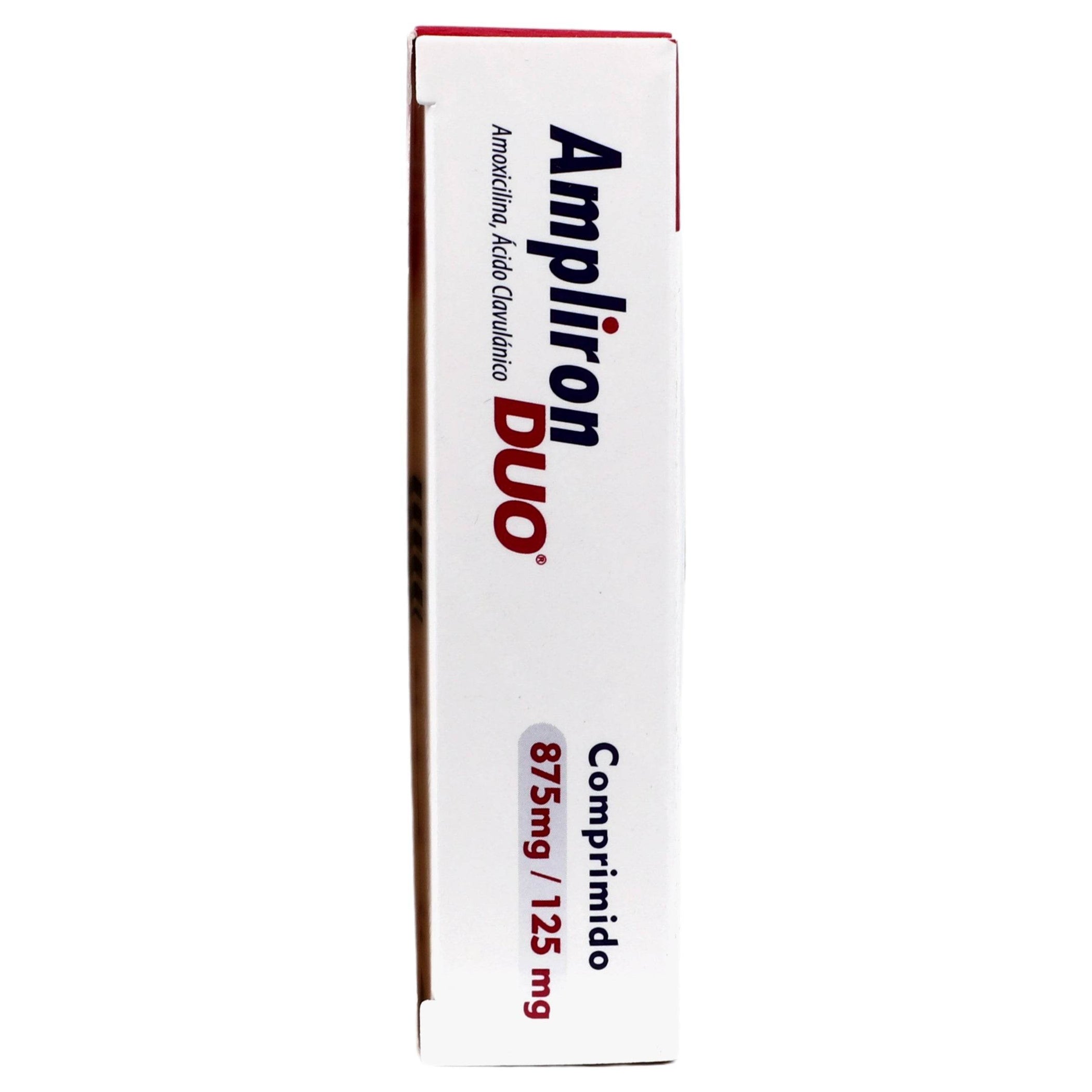 Ampliron Duo 875Mg/125Mg Con 14 Comprimidos (Amoxicilina/Acido Clavula ...
