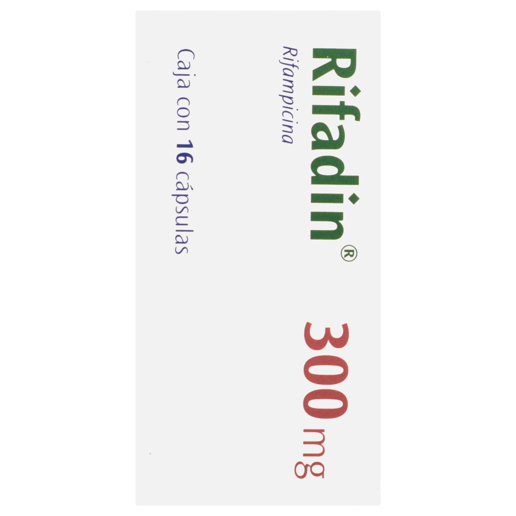 Rifadin 300Mg Con 16 Capsulas (Rifampicina) — WeCare Pharma