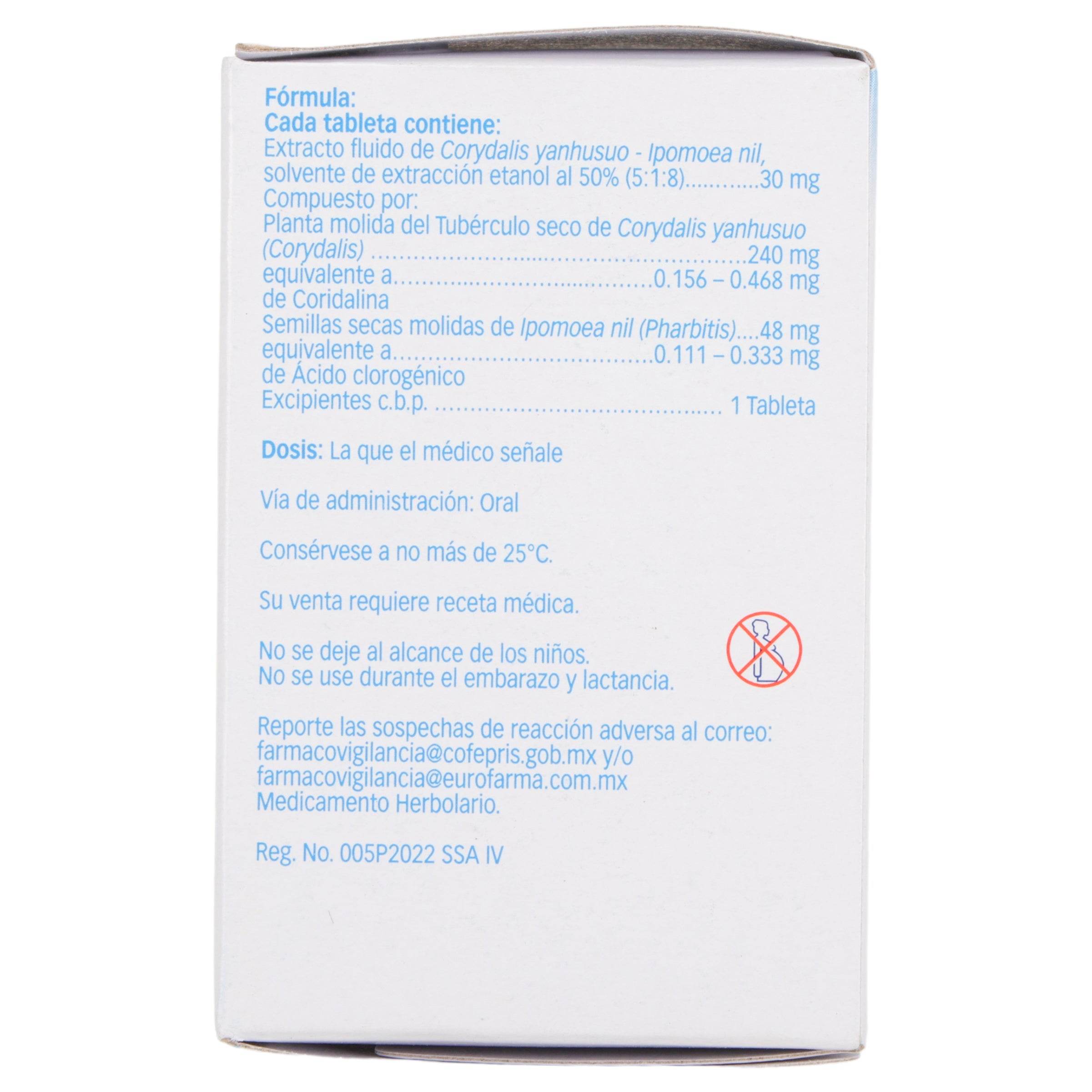 Dystalis 30Mg Con 30 Tabletas (Corydalis Yanhusuo) — WeCare Pharma