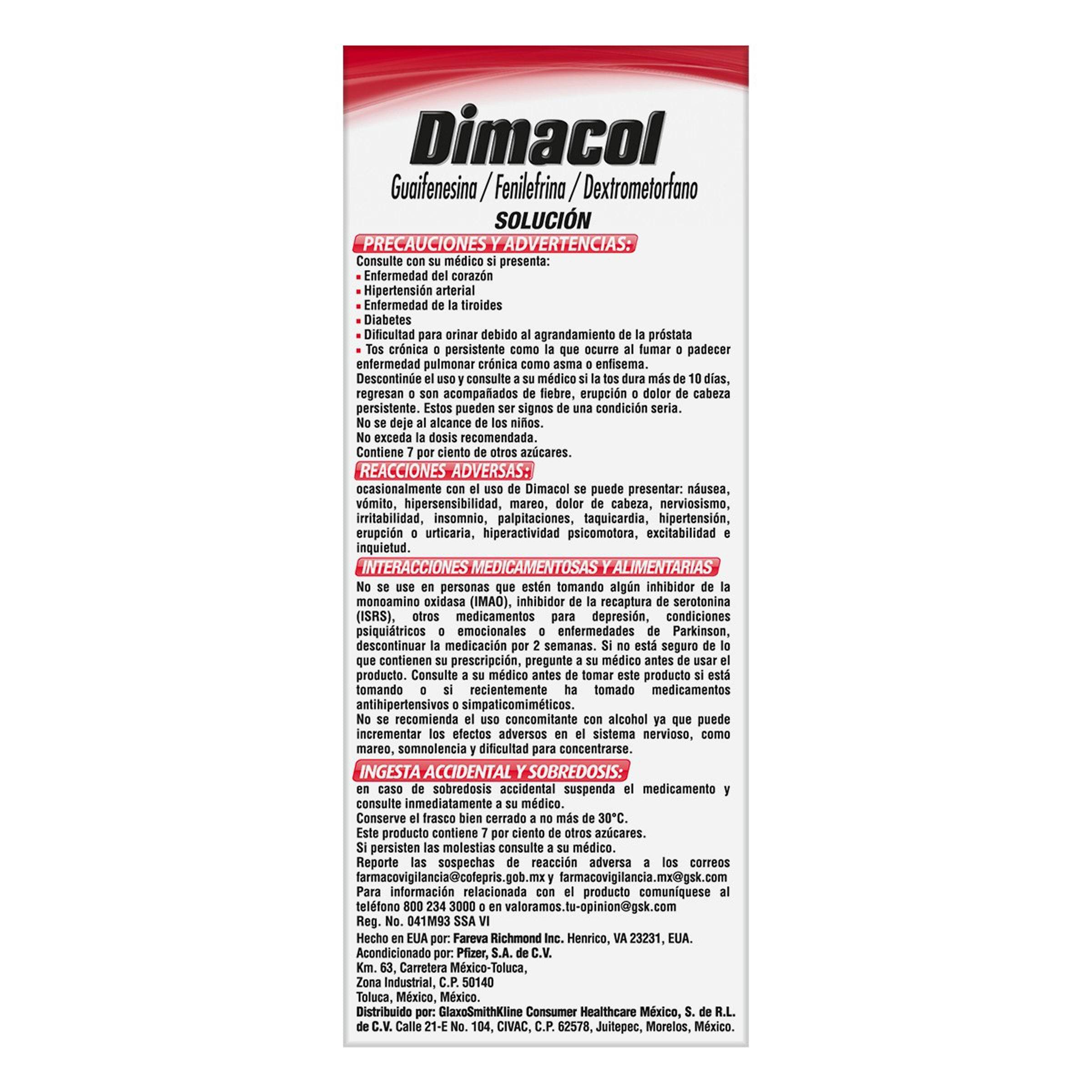 Dimacol Adulto Solución 150Ml — WeCare Pharma