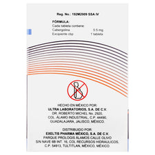 Evemglea Fem (Cabergolina) Tabletas 0.5 Mg Con 4 — WeCare Pharma