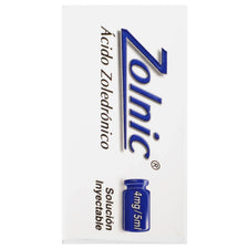 Zolnic Frasco 4Mg/5Ml Con 1 Ampulas (Acido Zoledronico) — WeCare Pharma