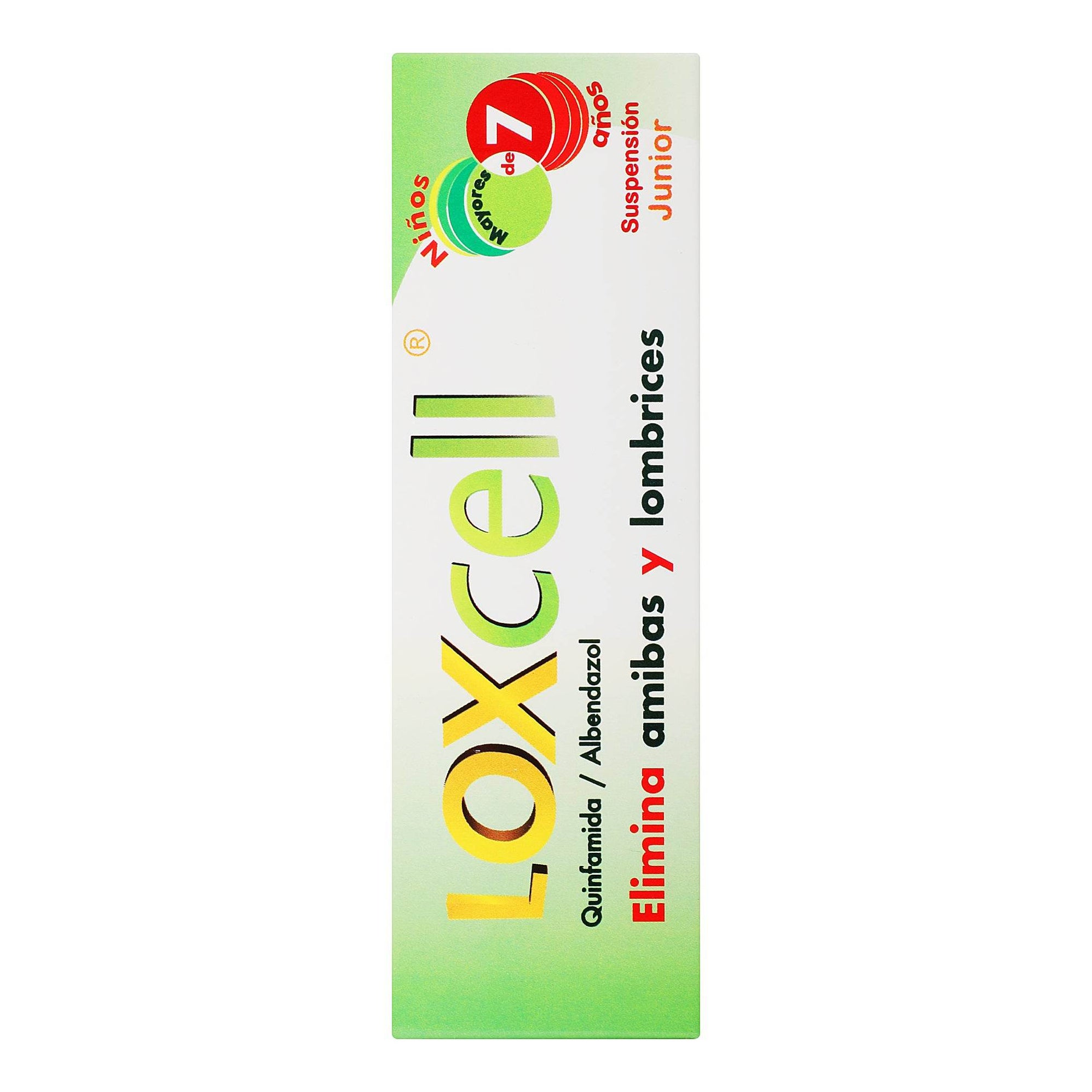 Loxcell Junior Suspensión 400Mg/200Mg 20Ml (Albendazol/Quinfamida ...