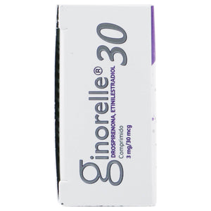 Ginorelle 30 3Mg/30Mcg Con 28 Comprimidos (Drospirenona/Etinilestradio ...