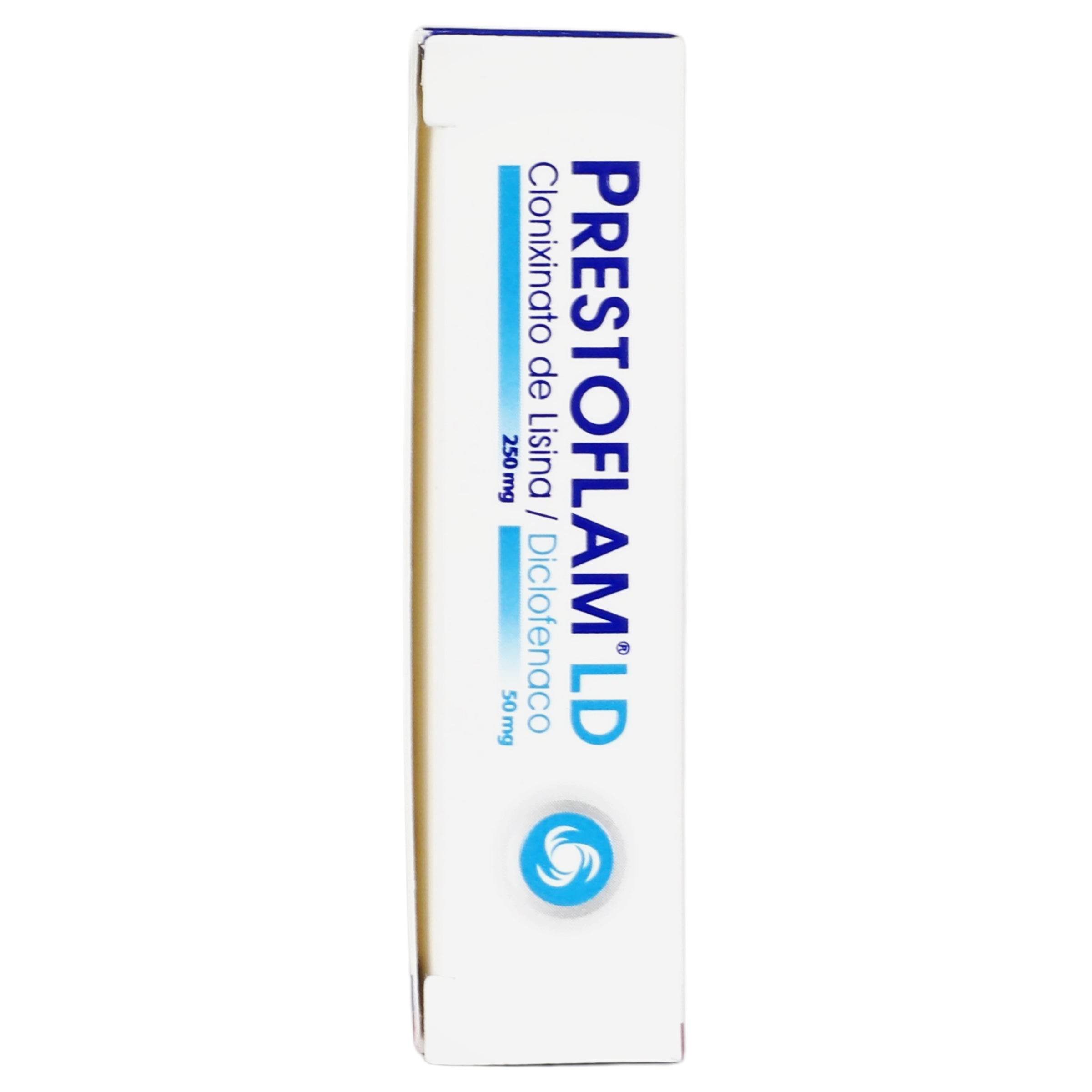 Prestoflam Ld 250Mg/50Mg Con 14 Tabletas (Clonixinato De Lisina/Diclof ...